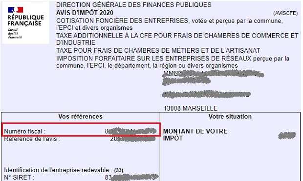 How to Get a French Numero Fiscal & Open Your Online Tax Account ...