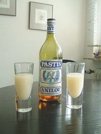 Pastis, the national drink of Provence